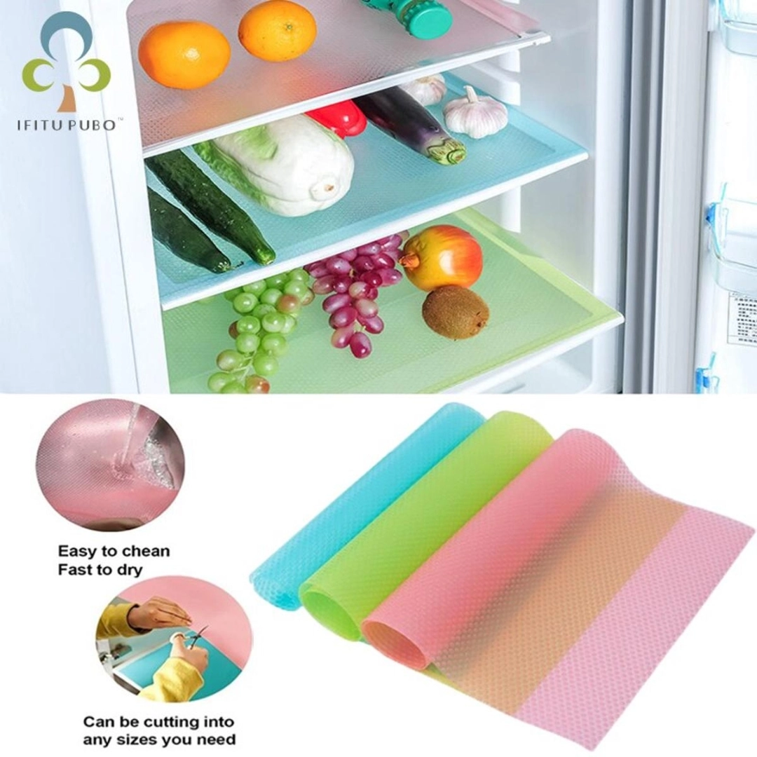 3pcs Refrigerator Pad Antibacterial Antifouling Mildew Moisture Pad ...