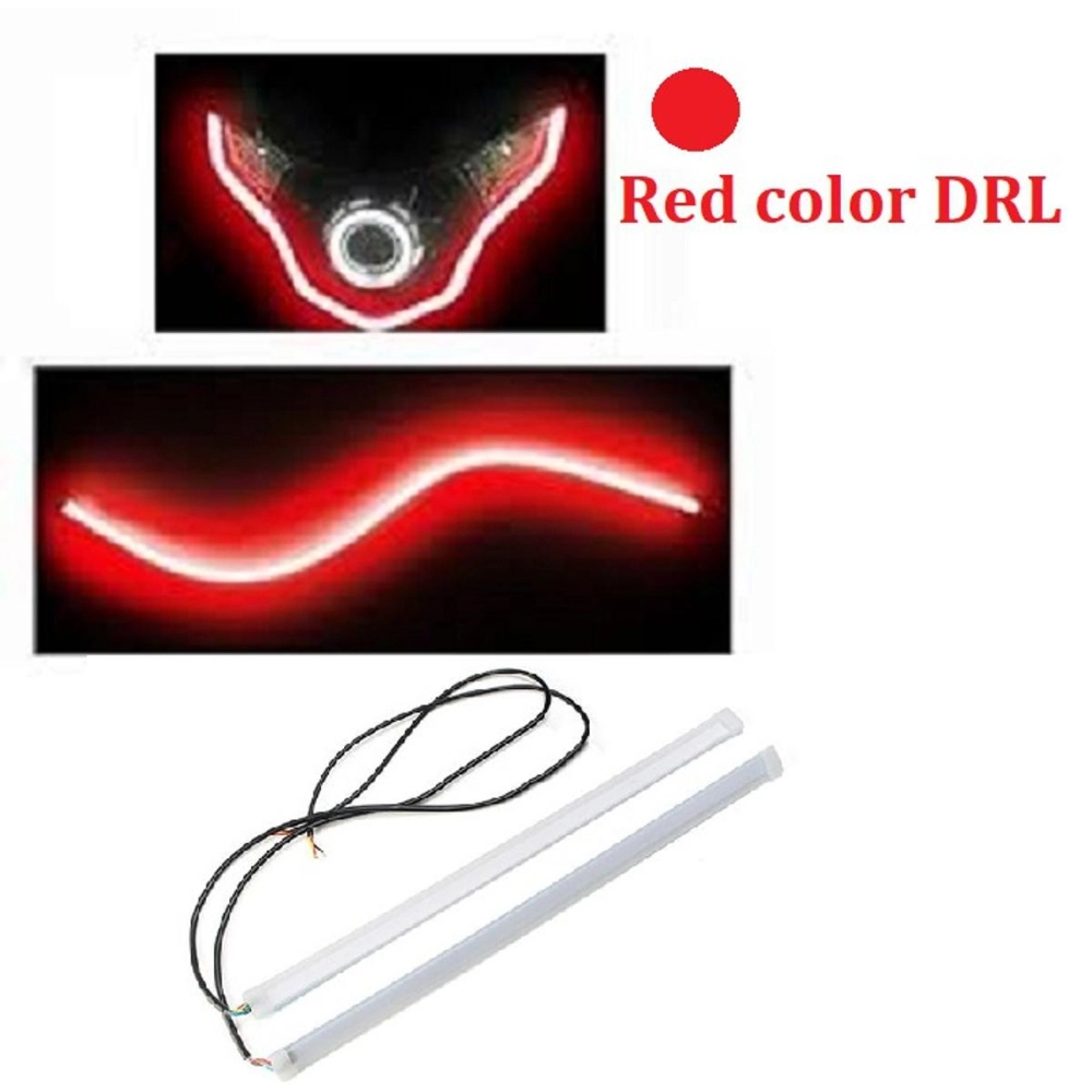 2 pcs Motorcycle DRL Light or bike DRL headlight -Red