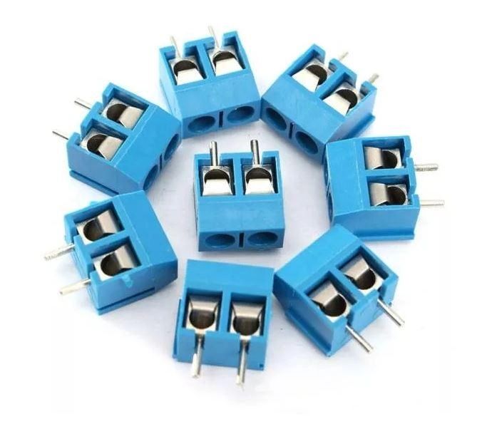 2 Pin Plug-In Screw Terminal Block Connector- 5pcs