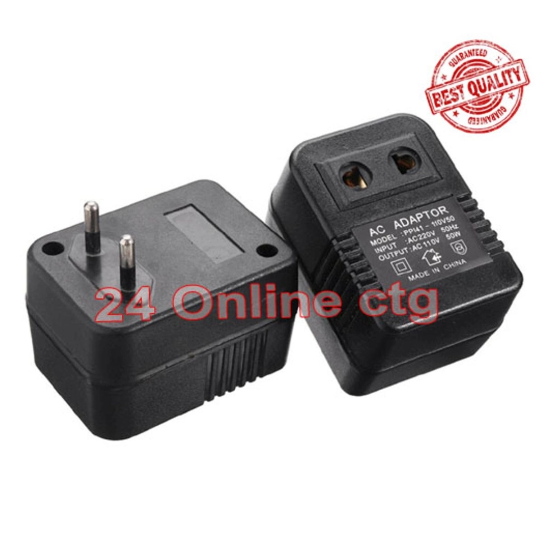 AC 220V to 110V/110V to 220V AC Power Voltage Converter 50W Adapter ...