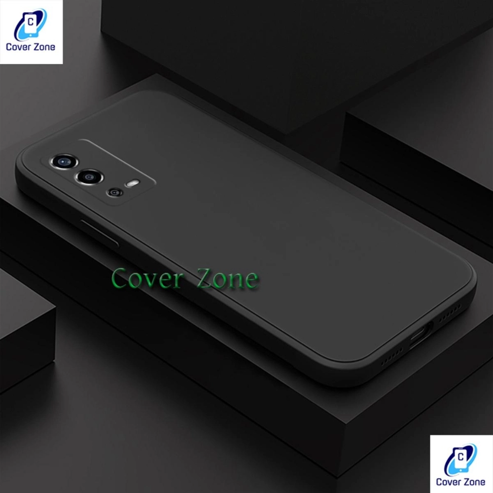 For Oppo A55 4G Liquid Silicone Soft Gel Rubber Shockproof Phone Case