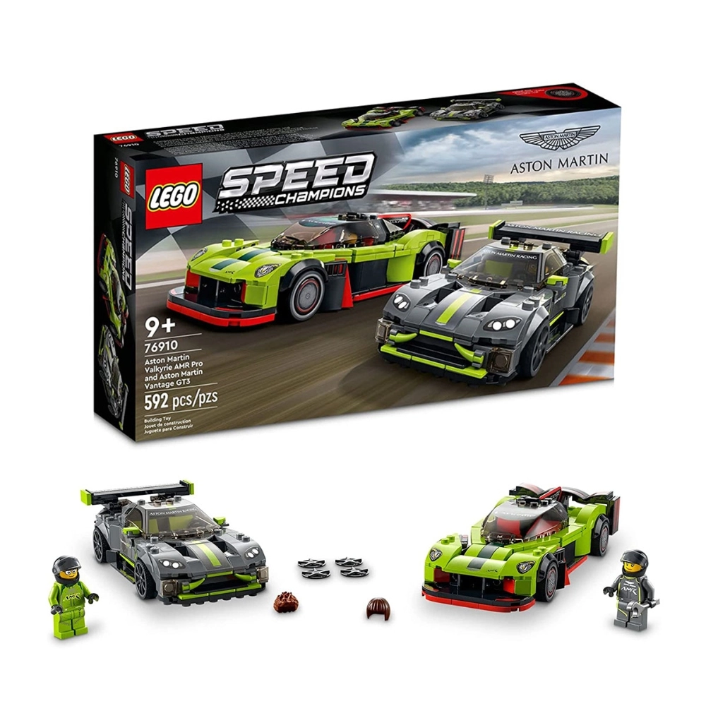 LEGO 76910 ASTON MARTIN VALKYRIE AMR PRO AND ASTON MARTIN VANTAGE GT3 V29