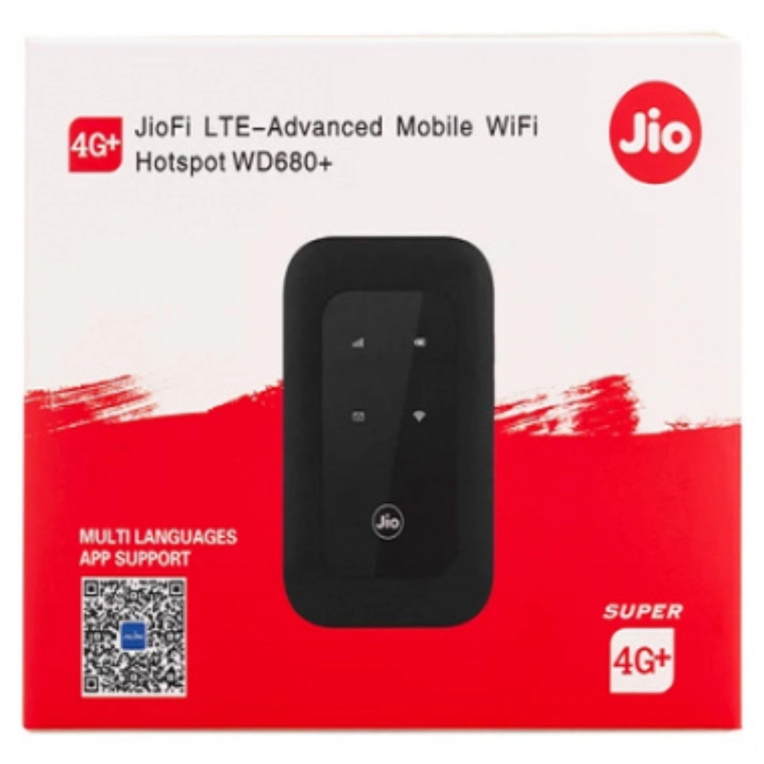 High Quality And Advanced Jio WD680+ LTE-Advanced Mobile Wi-Fi Hotspot