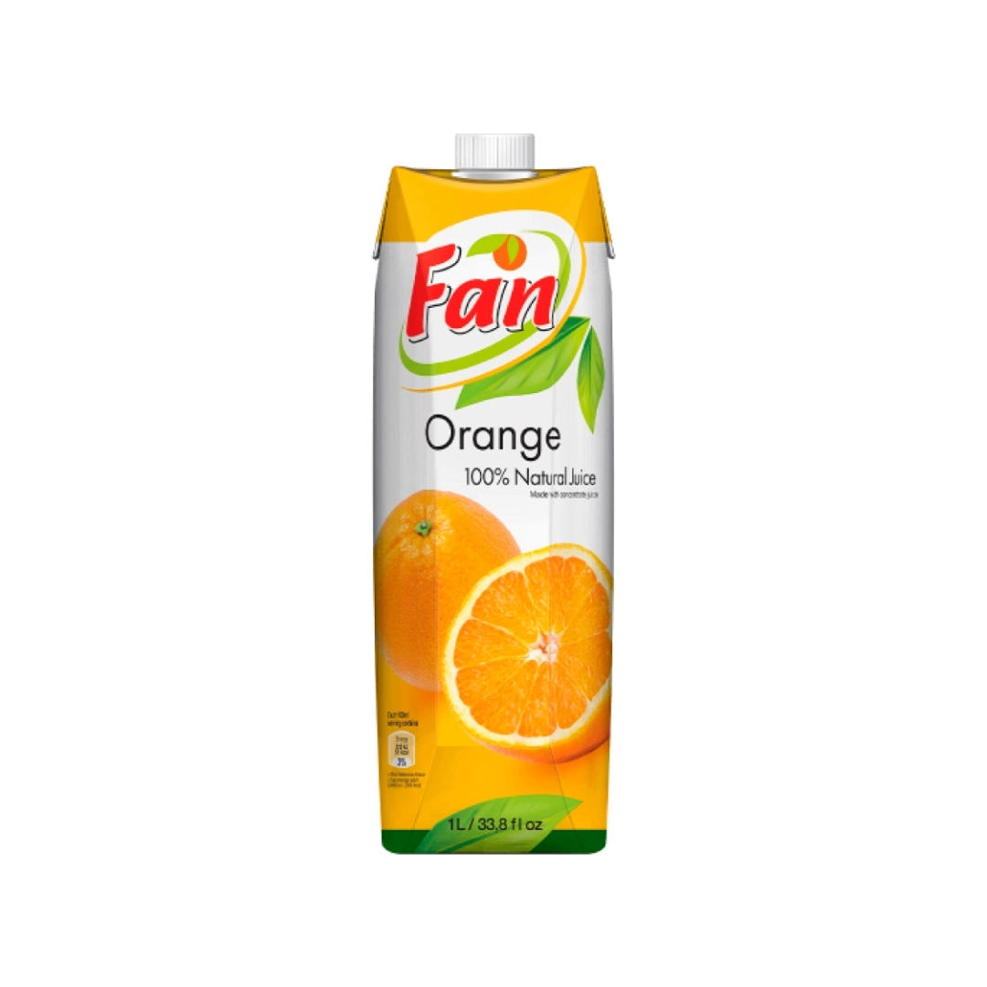 Fan Orange Juice Prisma 1L (100% Original Fruit Juice)