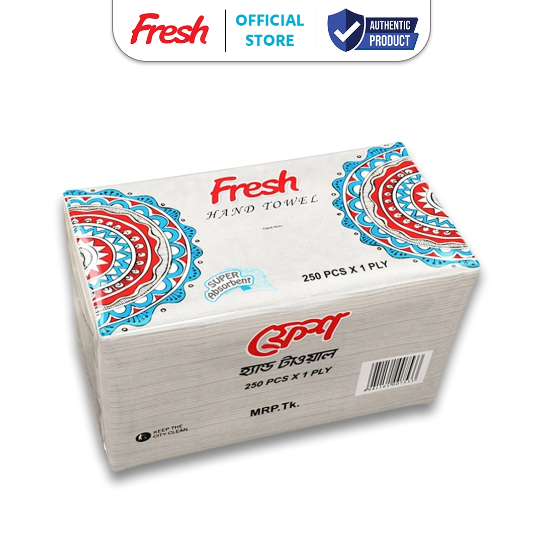 Fresh Hand Towel Tissue Paper – 250 Pcs