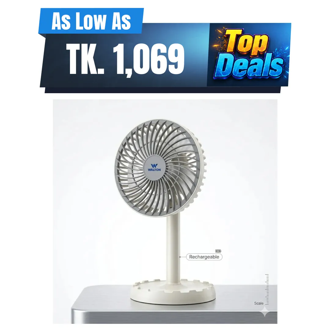 Walton Rechargeable Portable Fan WRPF6B