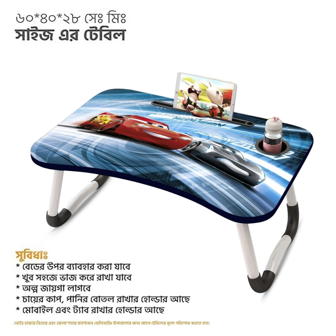 Small Table Foldable Dormitory Simple Computer Desk Cartoon Learning ...