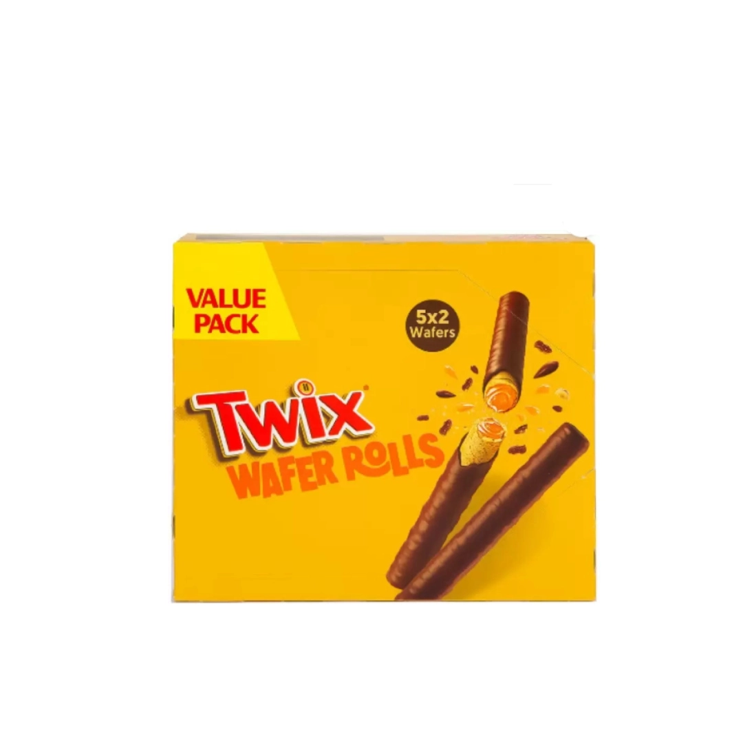 Twix Caramel Filled Milk Chocolate Wafer Rolls, 113G