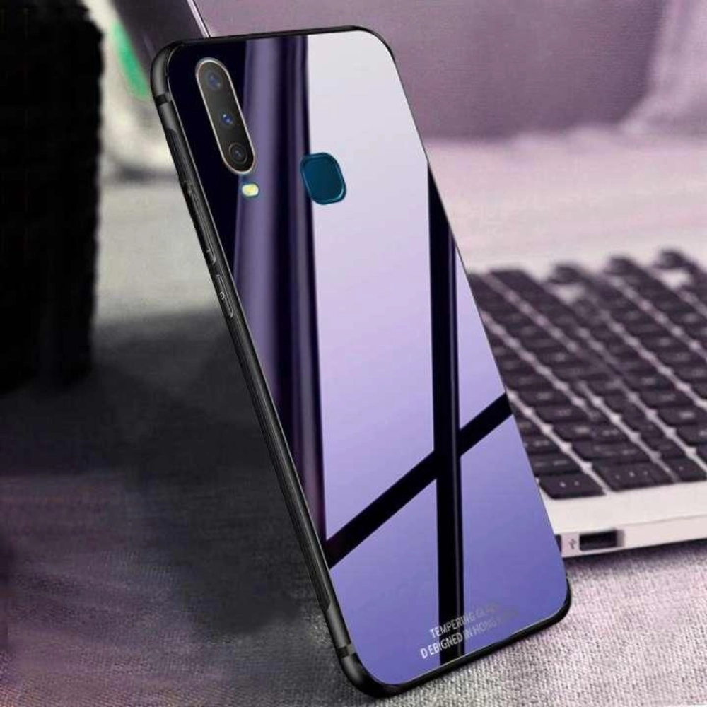 Samsung Galaxy M40 - Back Cover Glass Case Black