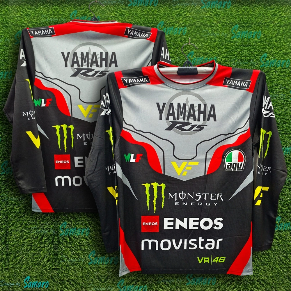 Yamaha R15 Full Sleeve Bike Jersey For Men - Eneso Jersey - Yamaha Bike Jersey