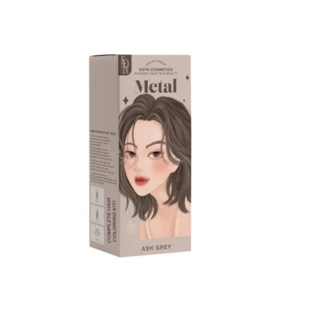 Kota Cosmetics Hair Color Hair Dye Color Cream Metal