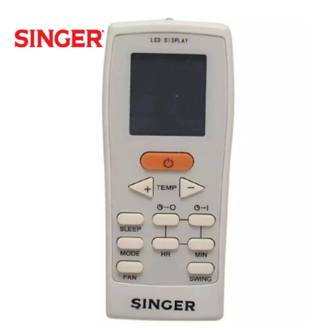 AC, Air-conditioning remote control for Singer AC.