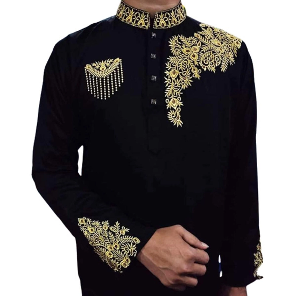 Eid Special Solid Color High-Quality Semi-Long Fashionable Cotton ...