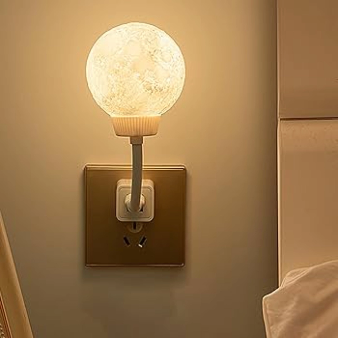 3D Moon Light – Voice Controlled LED Lamp