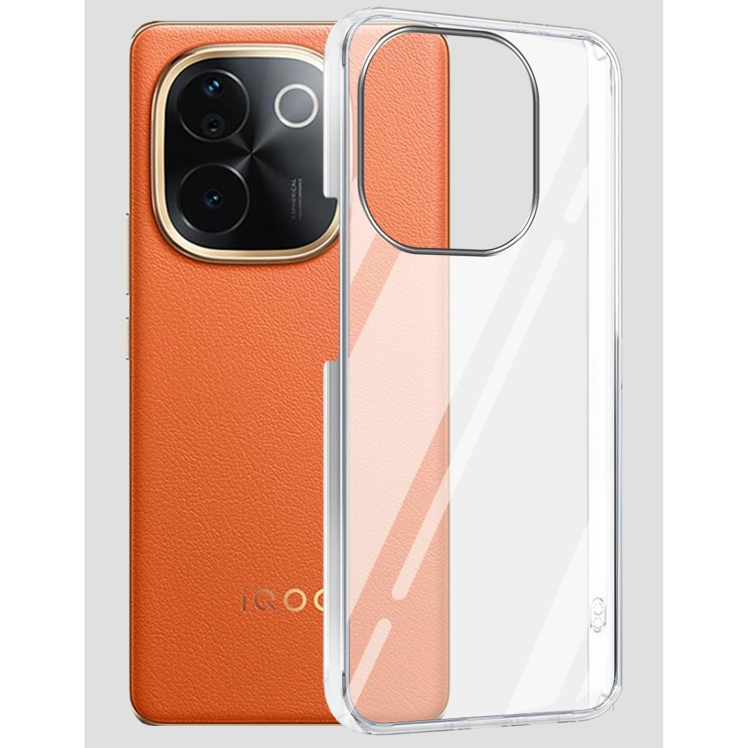 Transparent Back Cover For IQOO Z9S PRO Anti Yellow Cover ( Mobile Cover )