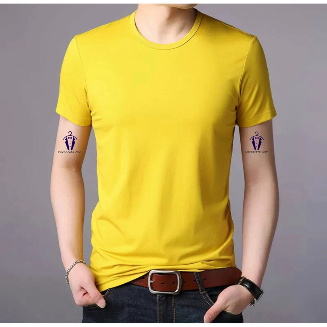 Solid Color Half Sleeve Tshirt