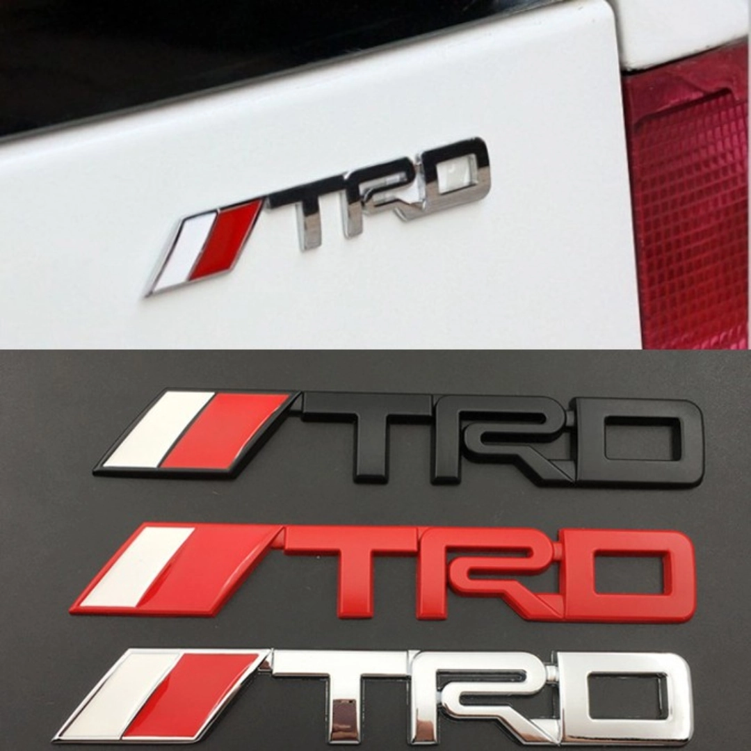 3D Metal TRD Car Modified Sticker Logo - 1 Pis
