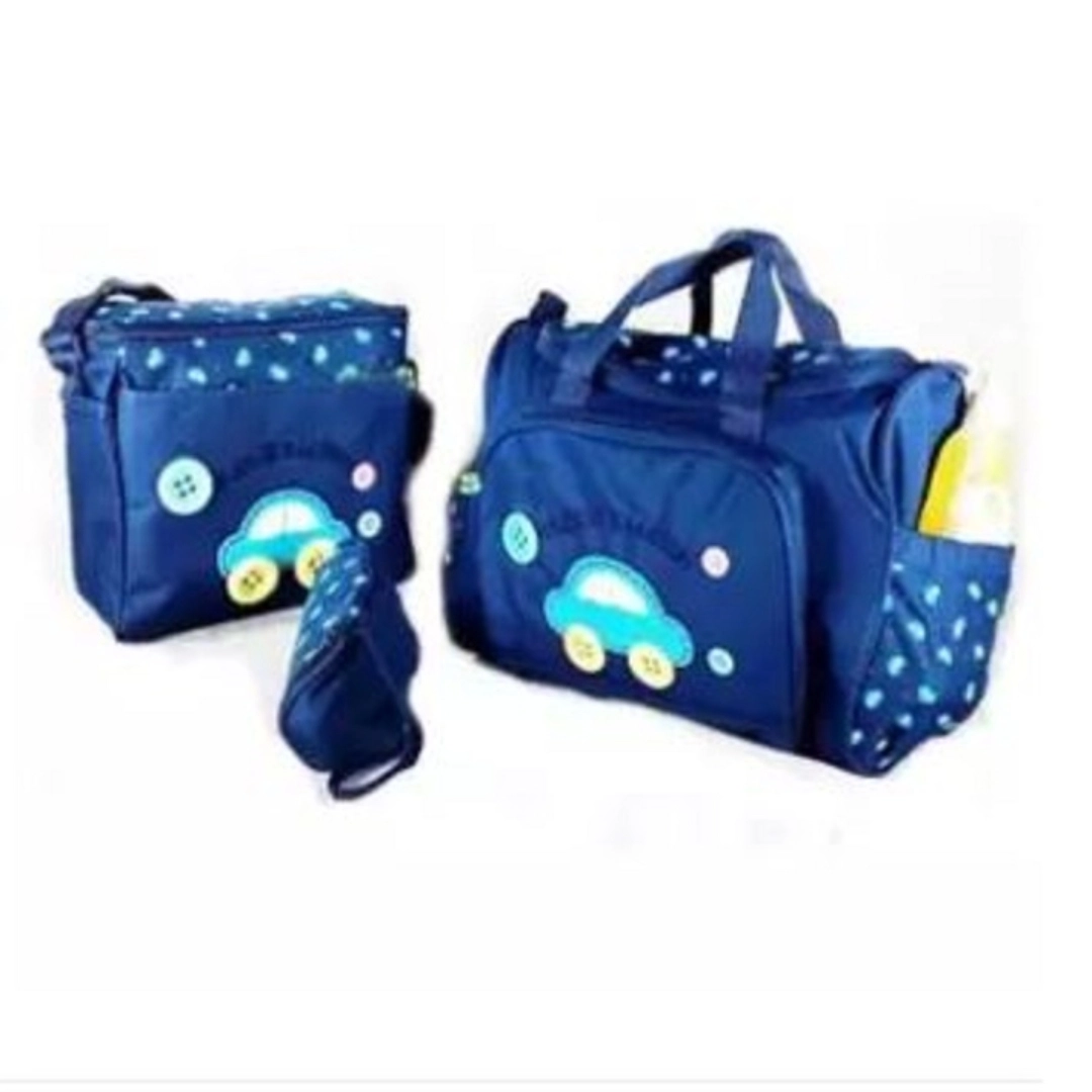 Navy Blue Pack of 3 Diaper Bag for Baby
