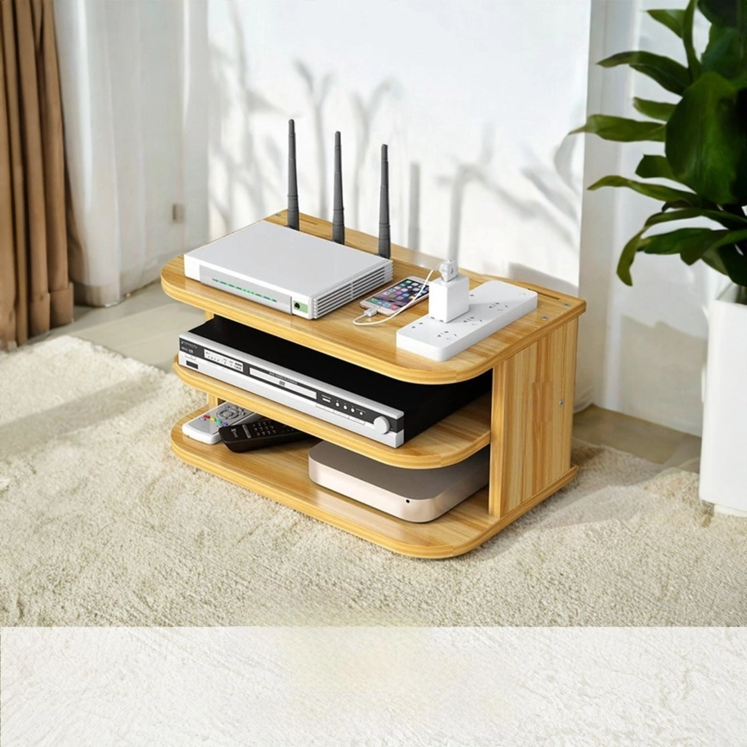 Router Shelf Wall Mounted Wifi Router Storage Top Box Height 10 Inch ...