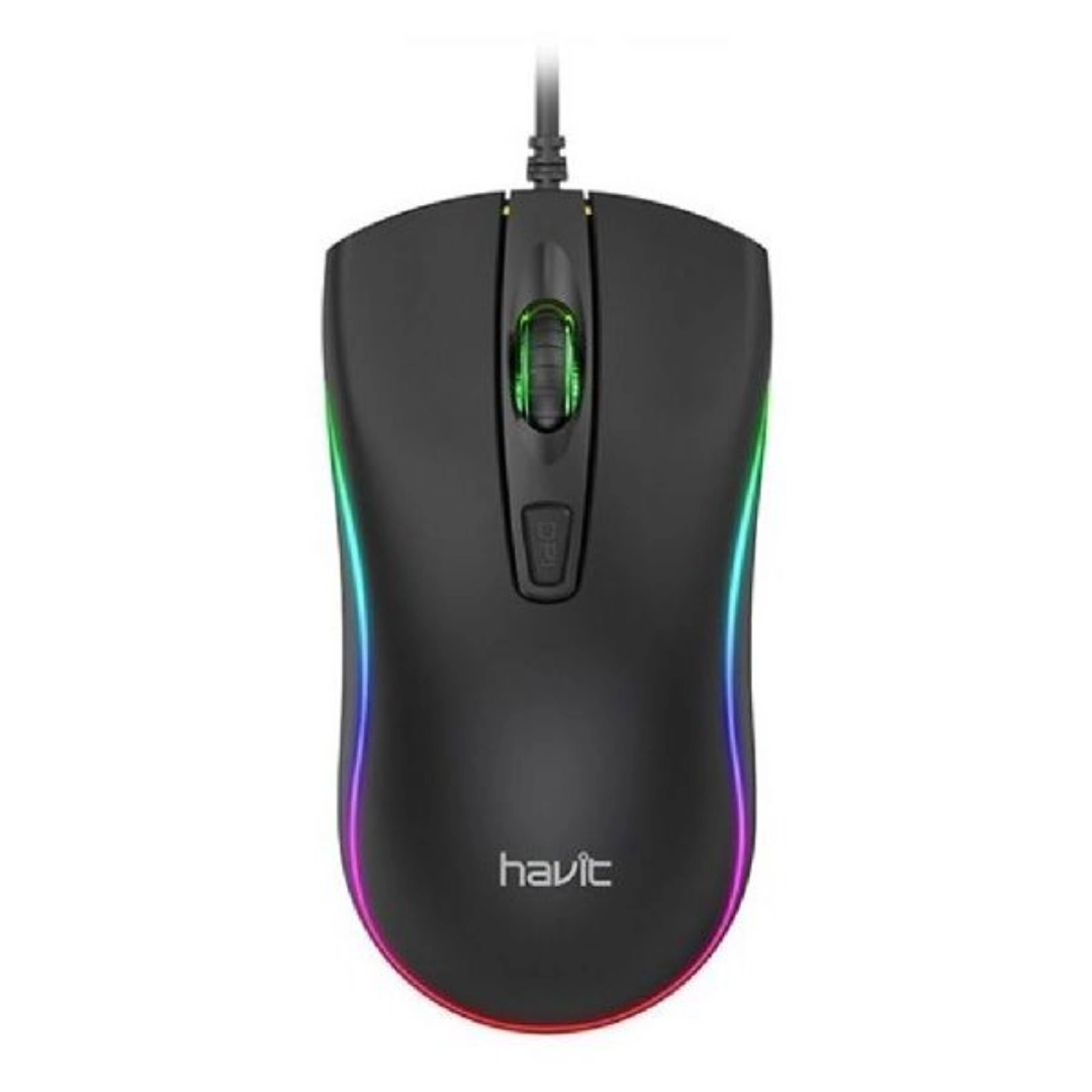 Havit MS72 Cool RGB LED Gaming Optical Mouse by Ekshop-BD