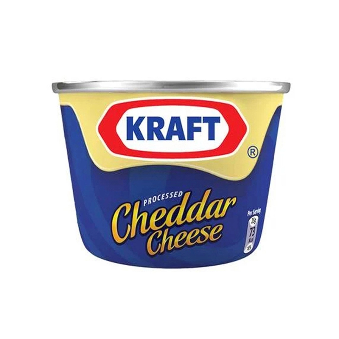 Kraft Processed Cheddar Cheese Tin -190Gm