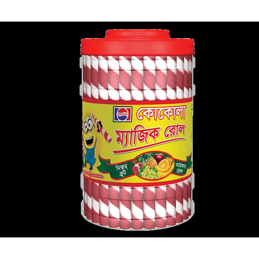 Cocola Mixed Fruit Wafer Magic Roll 280gm