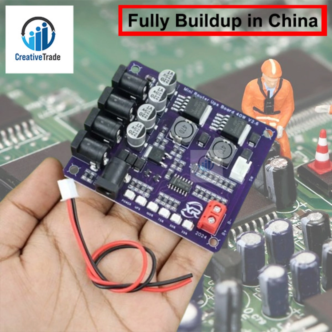 Router UPS Board / Mini UPS Board for Router 40W V2.6 Battery Charger Board