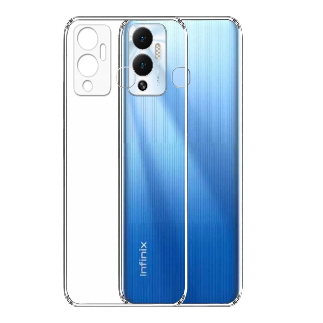 Infinix Hot 12 paly Transparent Soft & Flexible TPU Mobile Back Cover