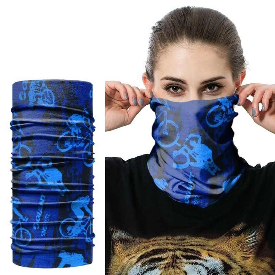 Leopard Print Headband Magic Bandana Microfiber Seamless Tubular Hijab ...