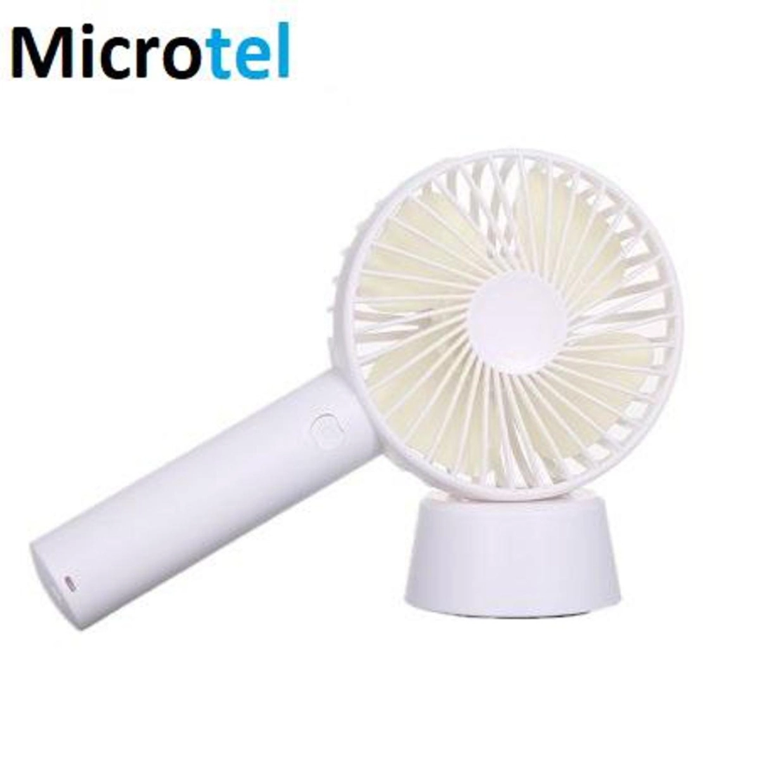 Portable Mini Usb Rechargeable Hand Held Fan (3 Gear) With Desktop ...