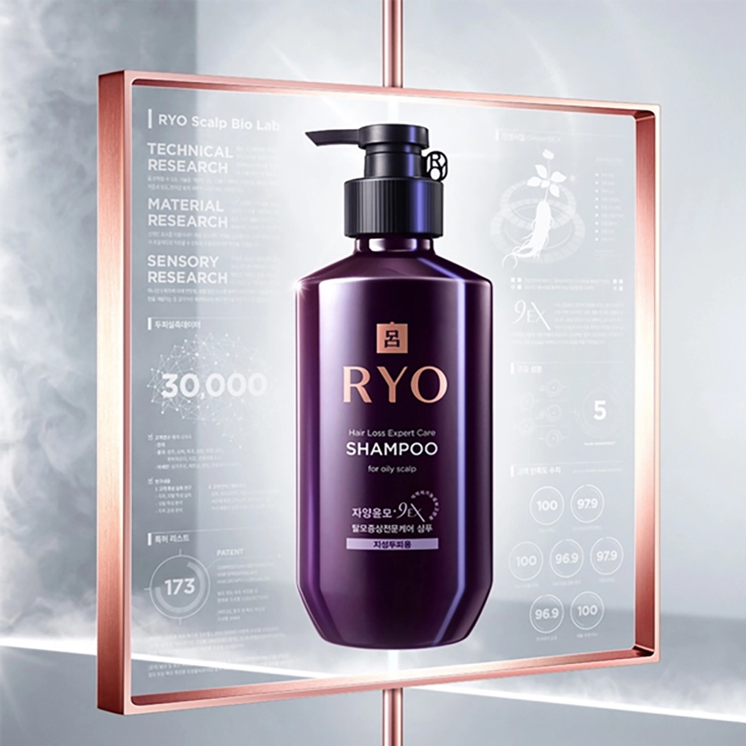 RYO HAIR LOSS EXPERT CARE SHAMPOO FOR DRY SCALP (KOREAN) - 400ML