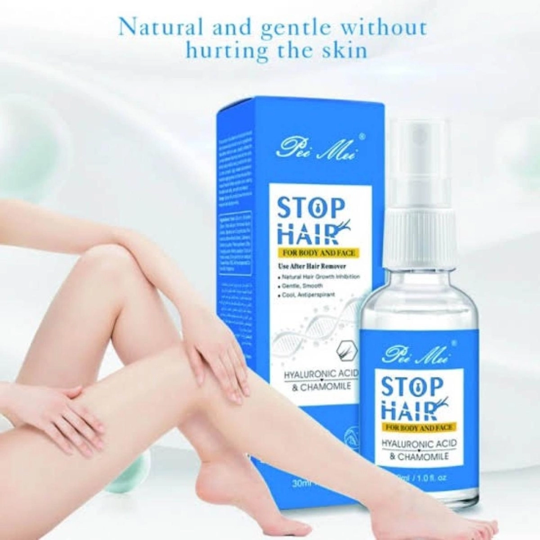 Pei Mei Stop Hair Growth Inhibitor Hyaluronic Acid And Chamomile Pubic ...