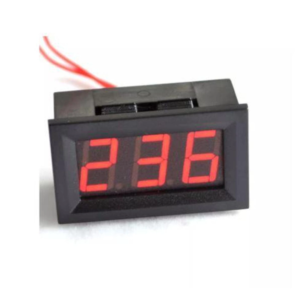 Digital AC Volt Panel Meter 75~500V LED Red Display Voltage Monitor