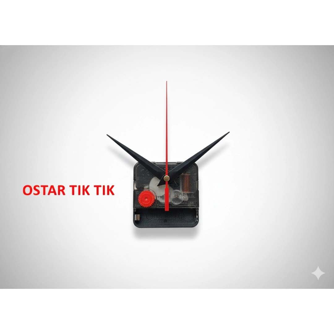 OSTAR Wall Clock Machine High Quality Tik Tik & Silent Sweep Movement ...