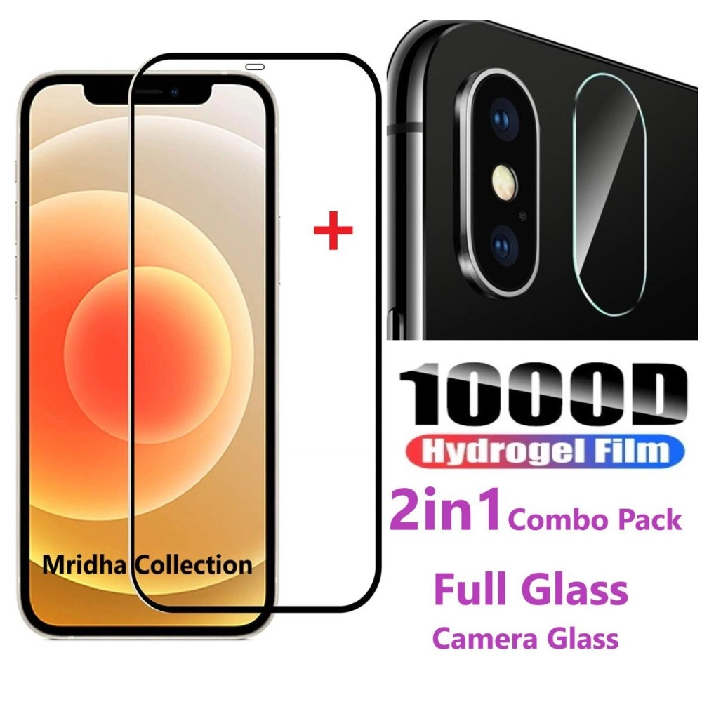 2in1 Protector Combo Pack for Apple iPhone X (Full Screen Protector ...