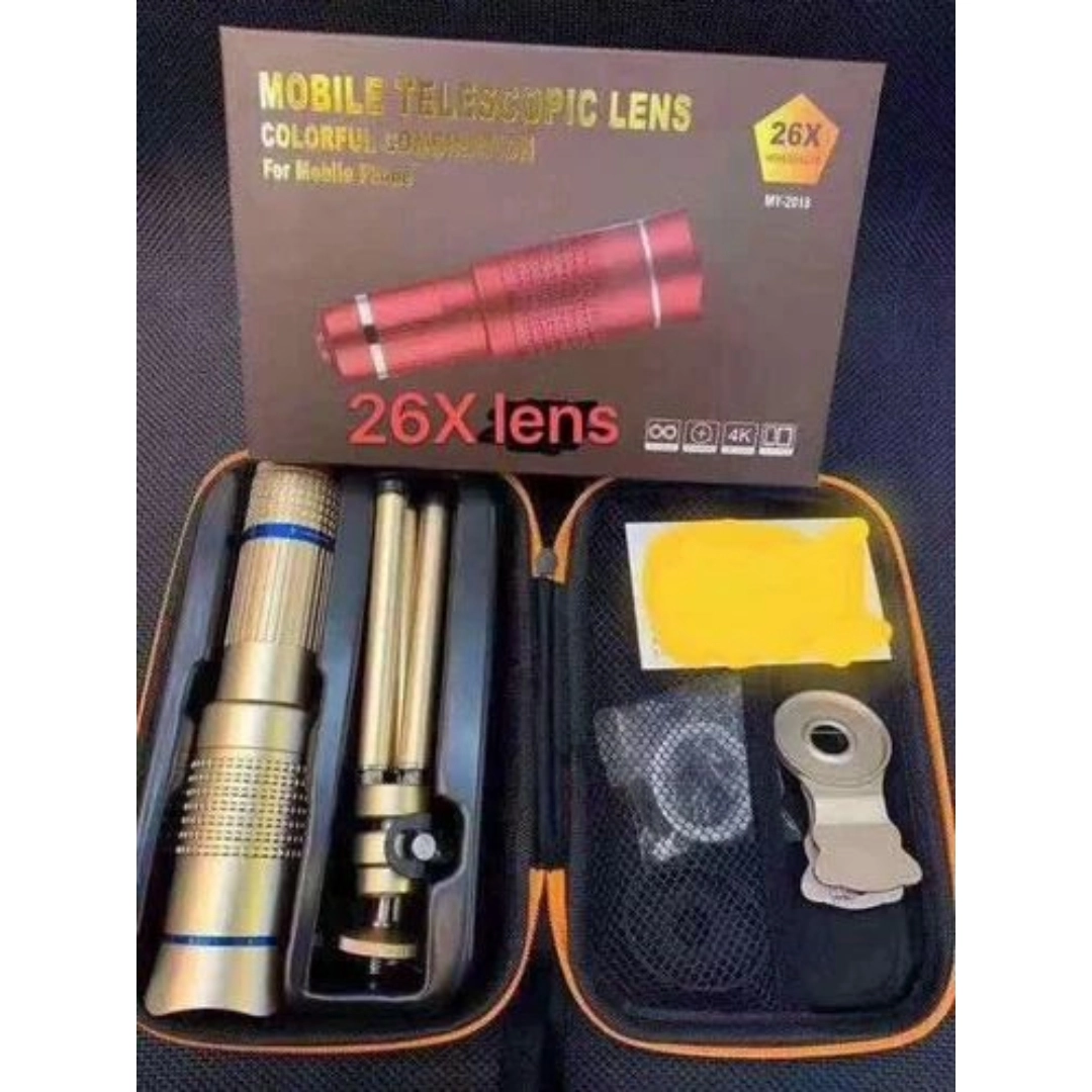 26X Telephoto Mobile Zoom Camera Lens+Tripod