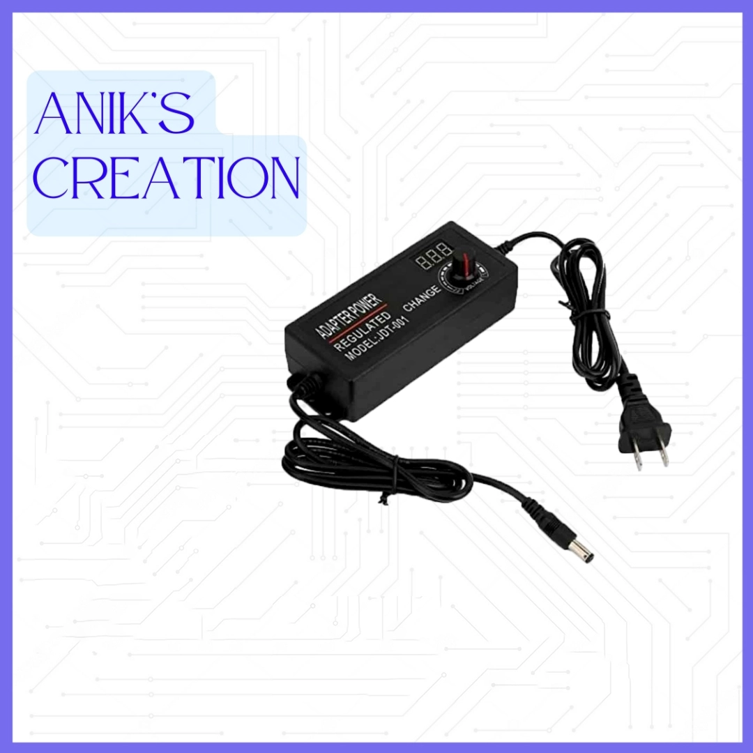 Universal Adjustable AC To DC 3V-24V 3/5A Power Adapter Voltage Regulated