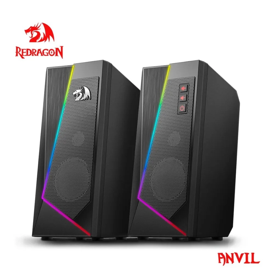 Redragon Gs520 Anvil Rgb Desktop Speakers