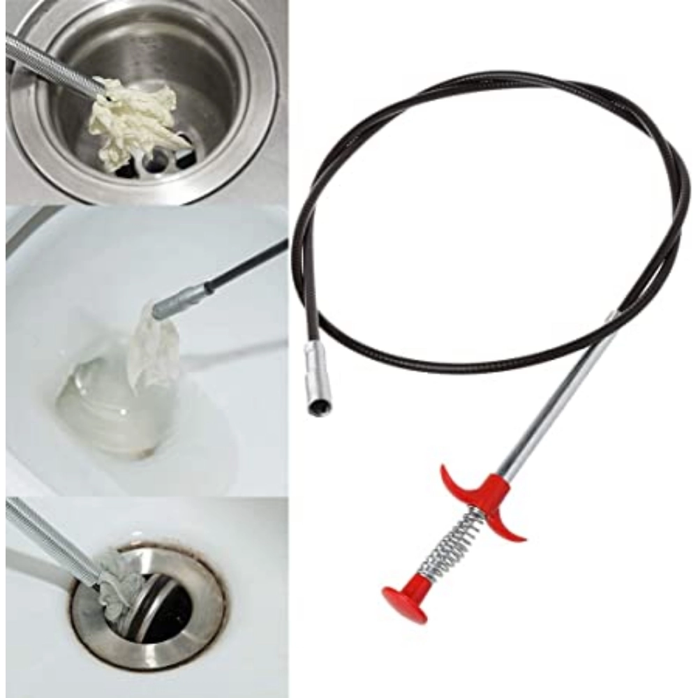 Spring Pipe cleaning Cable Drain Snake Spring Pipe Dredging Tool Dredge ...