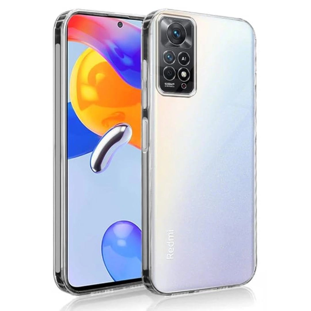 Redmi Note 11 Pro 4G/5G Flexible Clear Transparent Soft TPU Back Case Cover