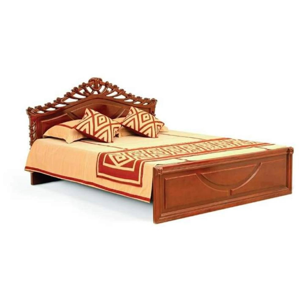 canadian oak vinier Double Bed- B-5056 Size 5*7ft Tatul color