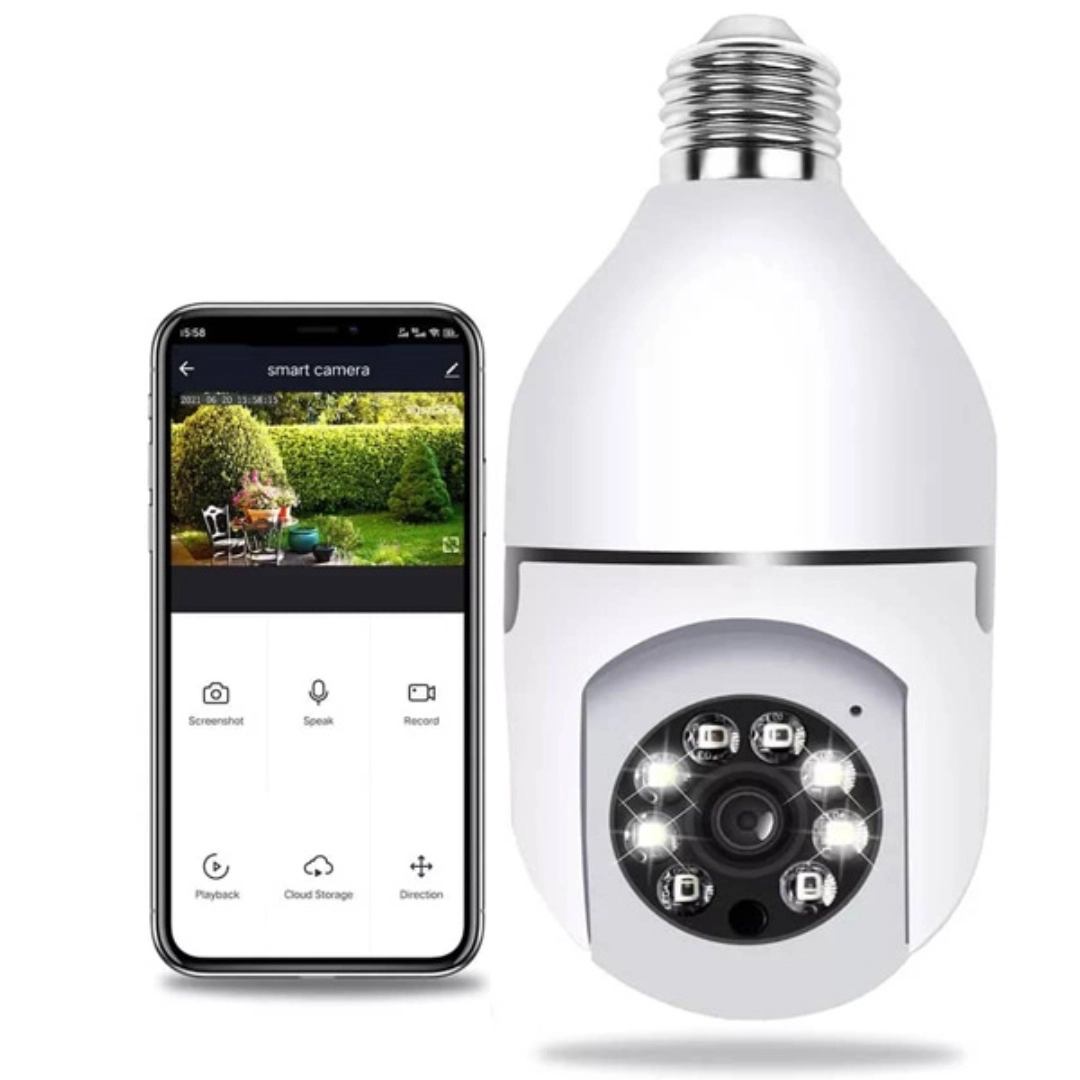 Ptz Bulb System 360 Degree Wifi Panorama Ip Camera