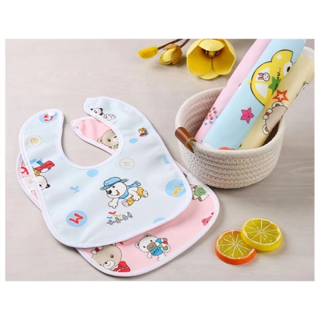 3 Piece Soft Cotton Elegant And Stylish Bibs For Kids