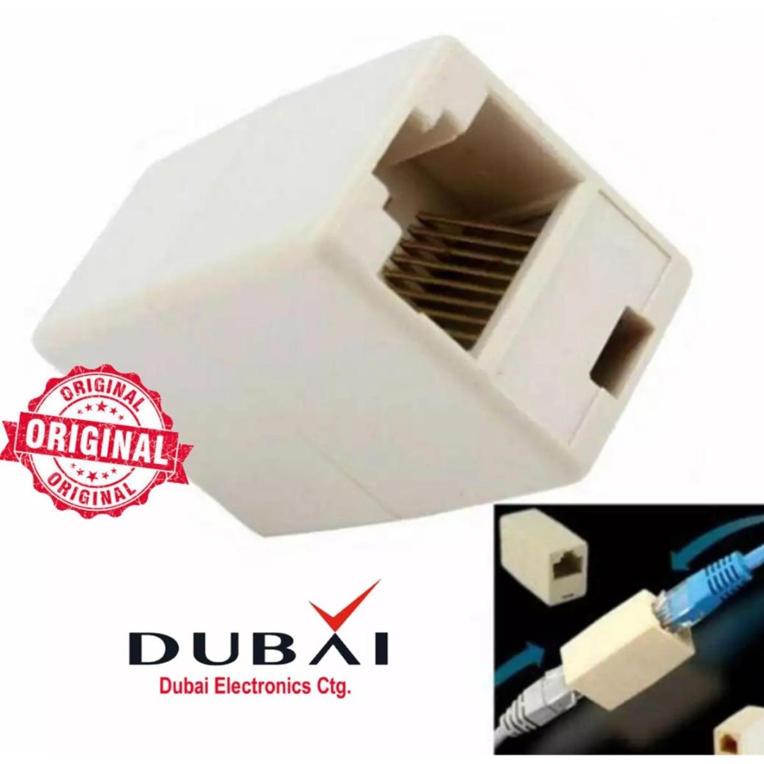 Ethernet Lan cable, RJ45 Cat 5/6 joiner coupler, Connector, coupler joiner
