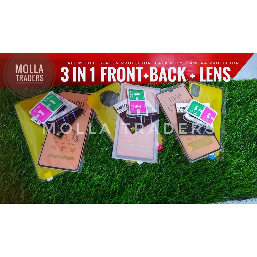 For Oppo Reno2 Combo Pack 3 In 1 (Screen Protector, Camera Protector ...