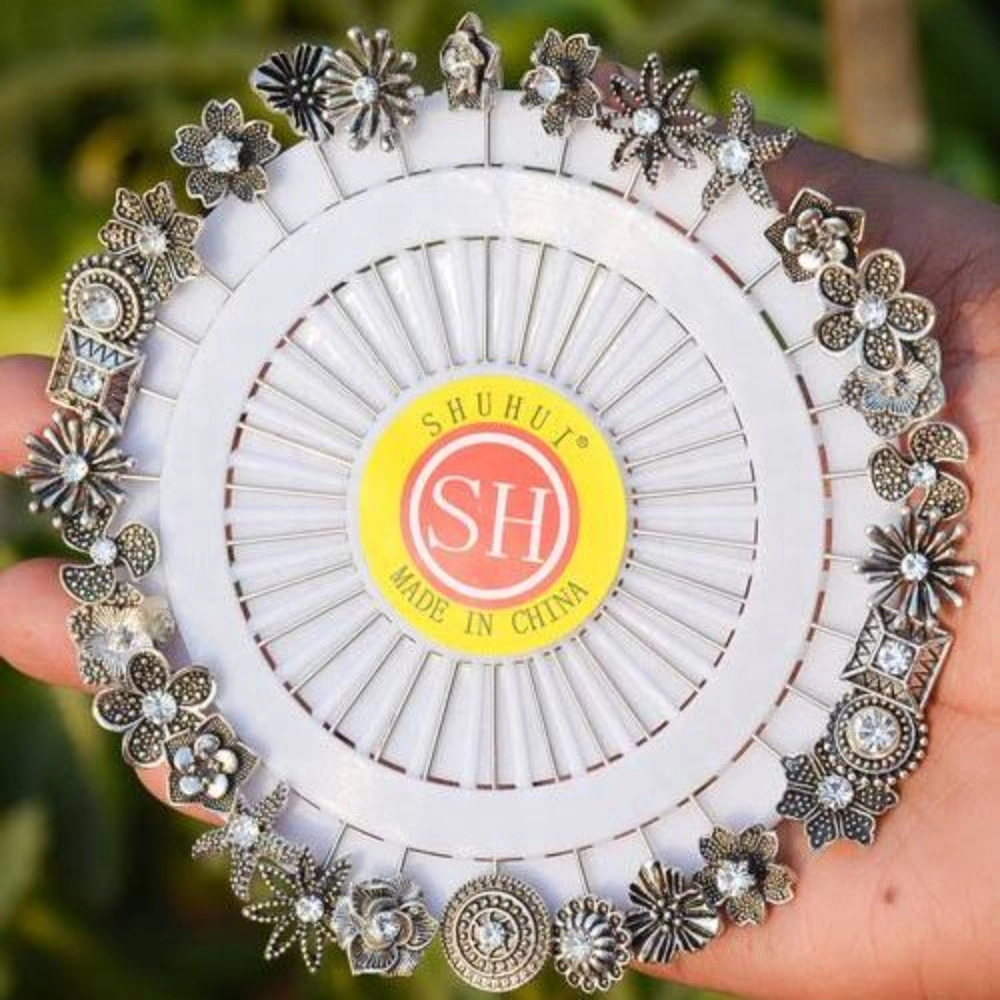 Antique Hijab Pin For Woman And Stylish Body Pin- 10 Piece