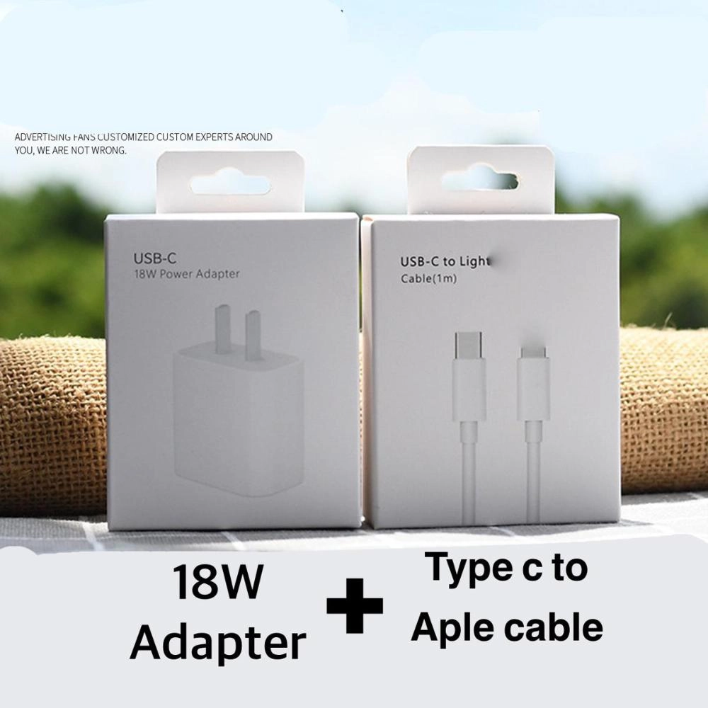 iPhone 18W Fast Charging USB C Adapter with iPhone Lightning Cable to ...