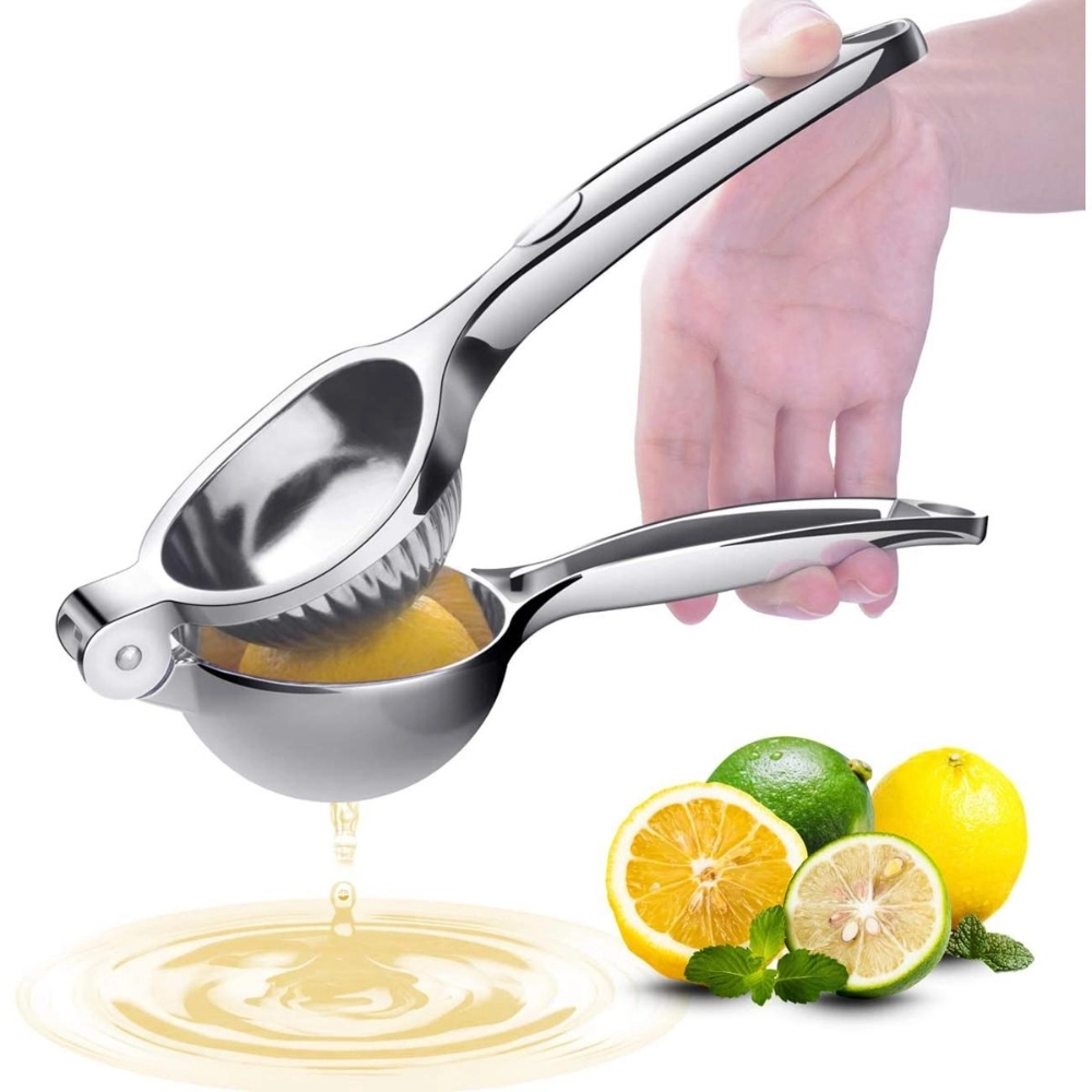 Handmade Traditional Press Stainless Steel Lemon Squeezer and Citrus ...