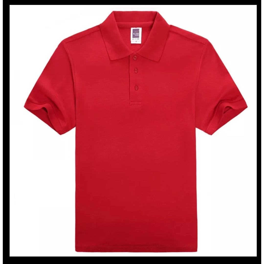 Men'S Solid Color Polo Shirts - Red - Polo T Shirt