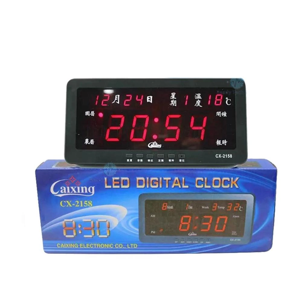 Electronic Alarm Clock Digital Led Calendar Watch With Week And Date ...